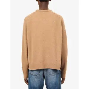Acne Studios Kaymel V-neck Knit Wool Jumper - Light Camel