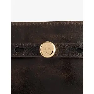 Tory Burch Romy Distressed Leather Bucket Bag