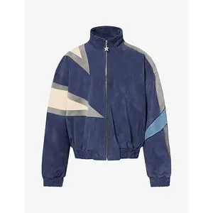 NAHMIAS Mvp Star Suede Bomber Jacket