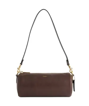 COACH Barrel Leather Shoulder Bag - Maple