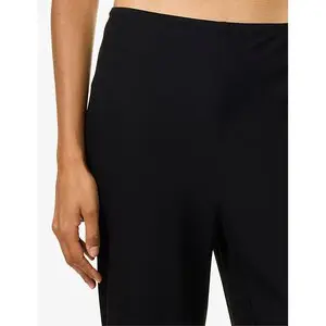 Staud Stroll Wide-leg Satin Trousers