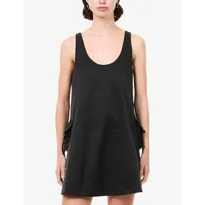 DAMSON MADDER Cairo Swing Cotton-blend Mini Dress