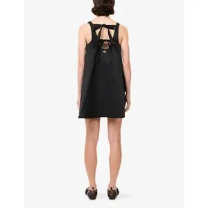 DAMSON MADDER Cairo Swing Cotton-blend Mini Dress