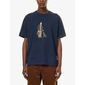 Barbour Fordyce Graphic-print Cotton T-shirt