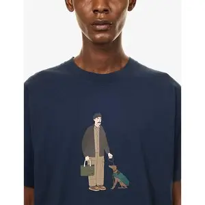 Barbour Fordyce Graphic-print Cotton T-shirt