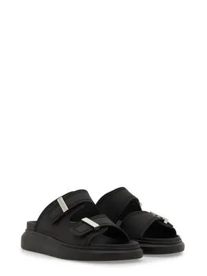 Alexander McQueen Oversized Hybrid Sandal - Black