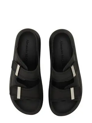Alexander McQueen Oversized Hybrid Sandal - Black