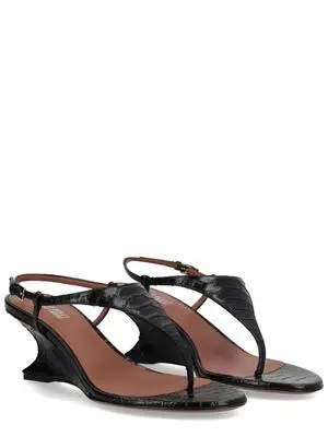 Paris Texas Sandalo Nina Con Tacco - Black
