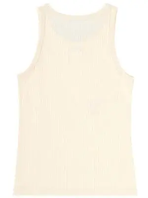 Marni Tank Top With Logo - Cream