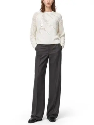 Max Mara Pantalone Sartoriale In Lana