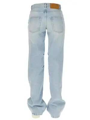 Off-White Beach Baby Baggy Jeans - Blue