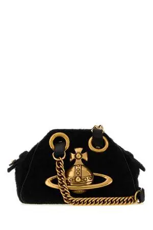 VIVIENNE WESTWOOD Fabric Archive Orb Chain Shoulder Bag