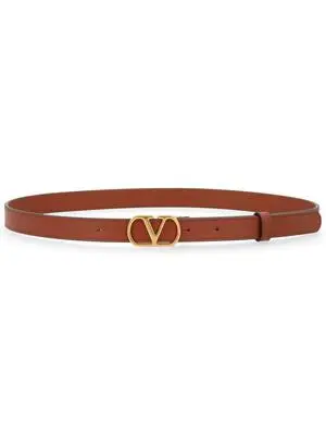 Valentino Garavani V-logo Signature Belt - Brown