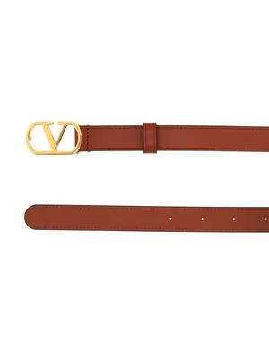 Valentino Garavani V-logo Signature Belt - Brown