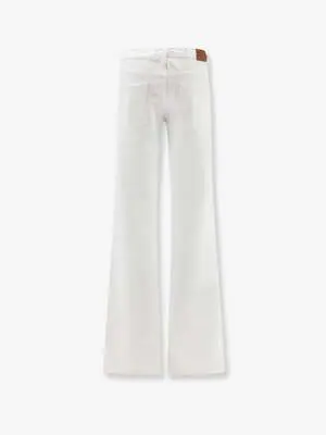 Gucci Cotton Denim Trousers With Hook