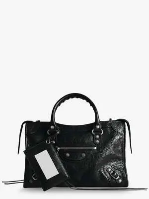 Balenciaga Le City Bag S Leather Shoulder Bag Black