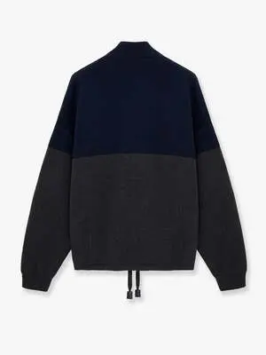 Loewe Cotton Blend Zipup Cardigan