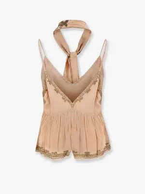 SCARLETT POPPIES Hedvig Viscose Top With Scarf
