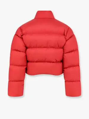 Gucci Crop Fit Down Jacket With Iconic Crest