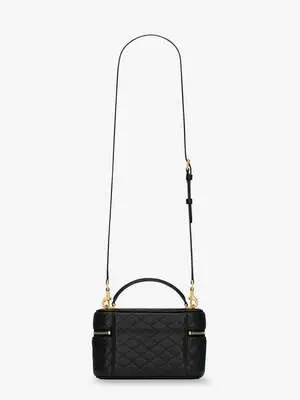 Saint Laurent Gaby Vanity Bag In Leather - Black