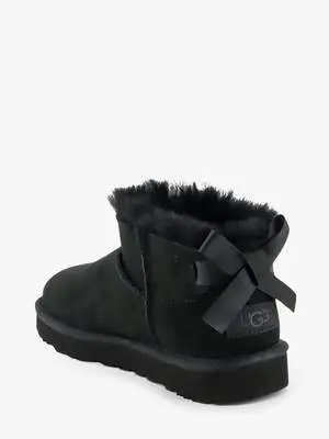 UGG Ultra Mini Bailey Bow Suede Ankle Boot