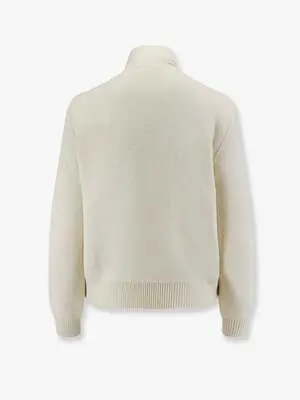 Moncler Wool And Cashmere Blend Padded Jacket - Beige