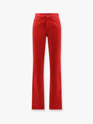 Chloé Cotton Trousers - Red