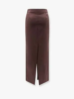 ACTUALEE Satin Pencil Skirt