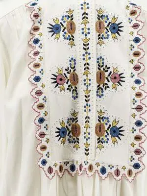 MARANT ETOILE Monique Viscose Blend Shirt With Embroidery