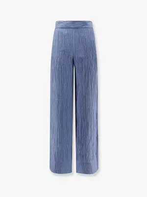 JOSEPH Selene Fluid Crinkle Trousers In A Tencel Blend