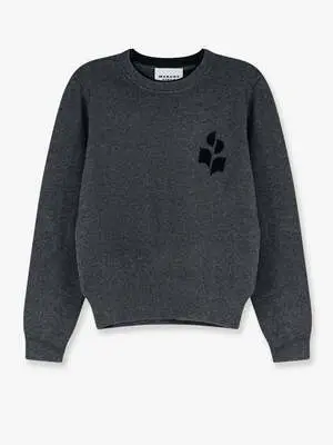 MARANT ETOILE Cotton Blend Sweater - Grey