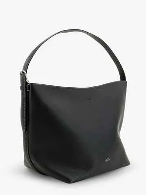 TOTEME Medium Belted Hammered Leather Shouder Bag