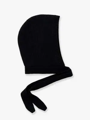 Soft Goat Cashmere Bonet - Black