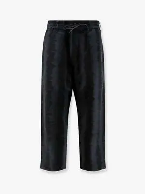 ADIDAS Y-3 Oversize Viscose, Cotton And Linen Trousers