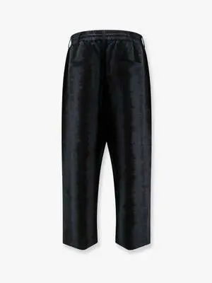 ADIDAS Y-3 Oversize Viscose, Cotton And Linen Trousers
