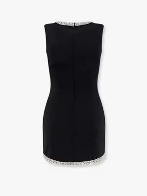 Retrofete Stretch Fabric Mini Dress - Black