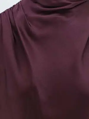Vince Stretch Viscose And Silk Shirt