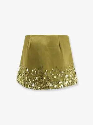 Retrofete Mini Skirt With Sequins And Rhinestones