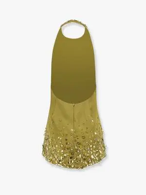 Retrofete Mini Dress With Sequins And Rhinestones