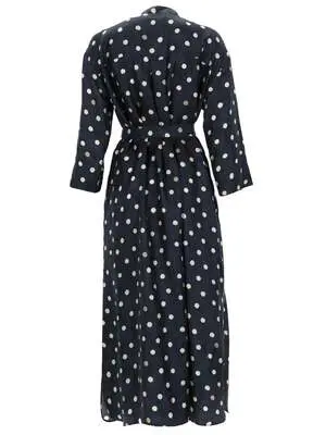 Max Mara Printed Silk Lever Dress