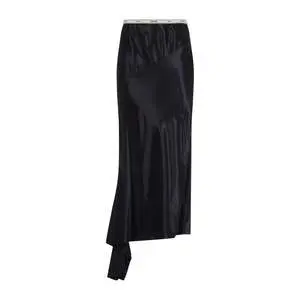 Celine Viscose Skirt - Black