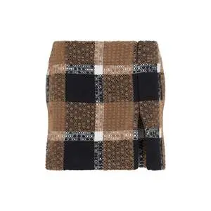 Celine Mini Skirt - Brown