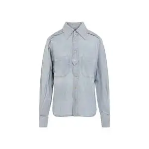 Celine Cotton Shirt - Blue