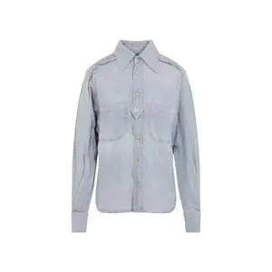 Celine Cotton Shirt - Blue