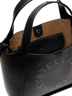 Stella McCartney Tote Bag With Logo - Black