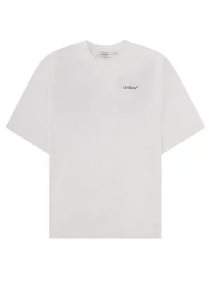 Off-White T-shirt With Logo - White