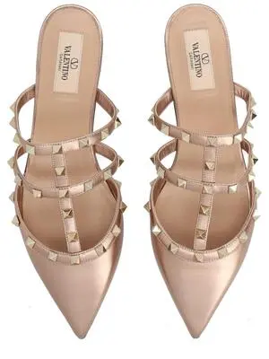 Valentino Garavani Mule Rockstud - Pink