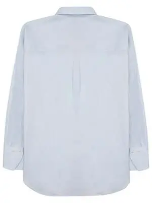 TOTEME Camicia Oversize In Cotone E Lino - Multicolor