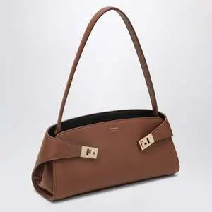 FERRAGAMO Hug East-west Shoulder Bag Cognac/dark - Brown