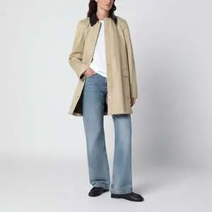 CORDERA Voluminous Camel Cotton Coat